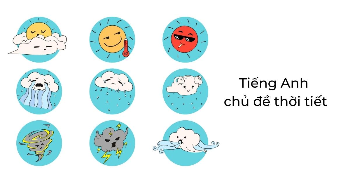 Tiếng Anh Trẻ Em Chủ đề Thời Tiết Từ Vựng Và Bài Tập Thực Hành Cực Hiệu Quả 